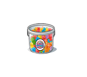 2 Pound Bucket - Pick 5 Gummy Choices – Gummy Buckets