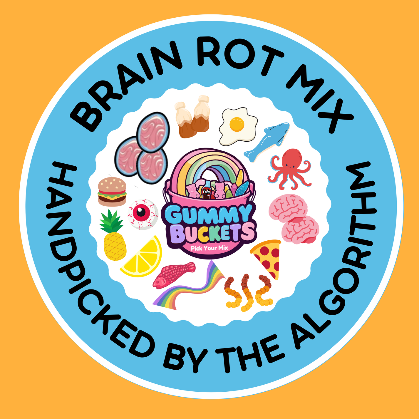 Brain Rot Gummy Mix (Pick Size) – Gummy Buckets